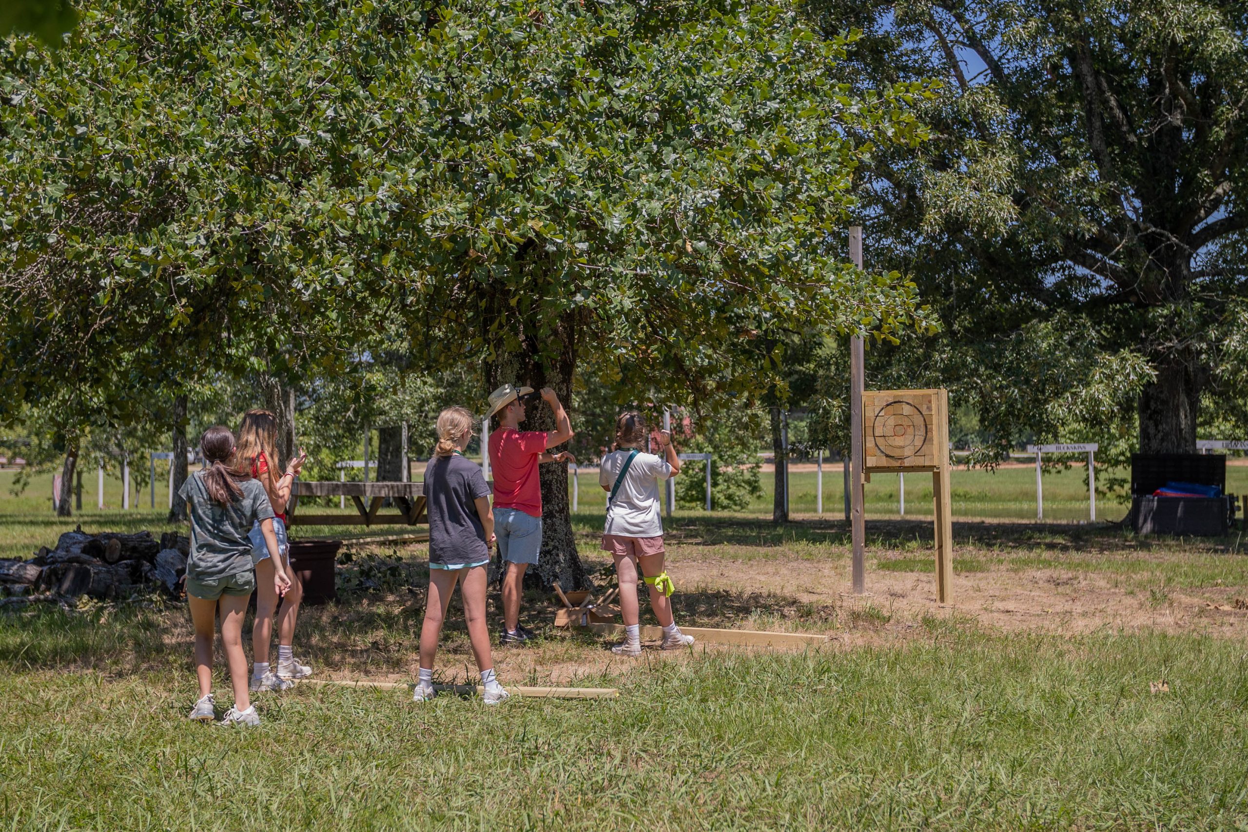 Axe Throwing - Brookhill Ranch Summer Camp